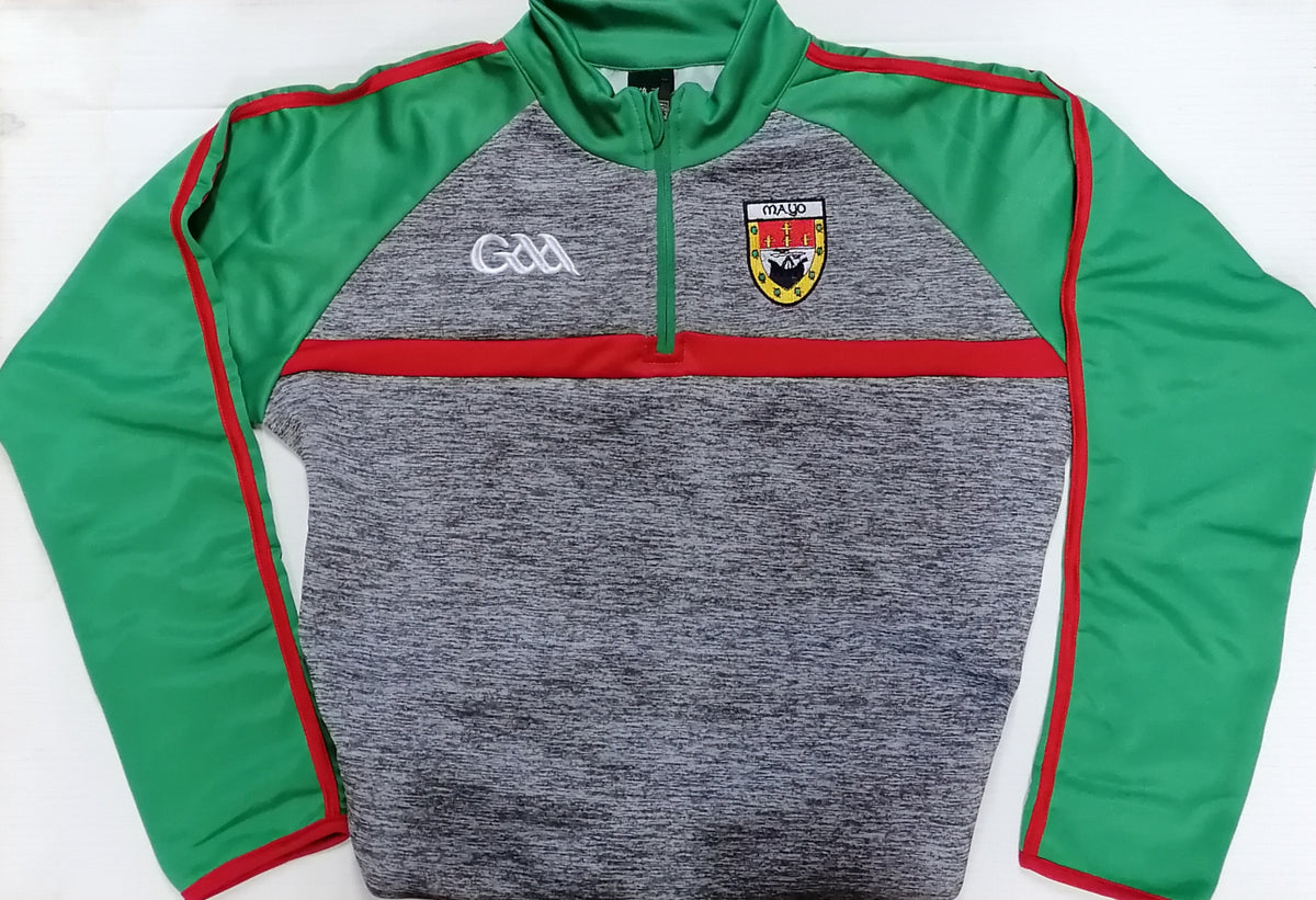 Mayo GAA Grey Training top sweatshirt. – Mayo Football Shop